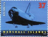 Stamp: Atlantis (Marshall Islands(Space Exploration) Mi:MH 1961,Sg:MH 1882