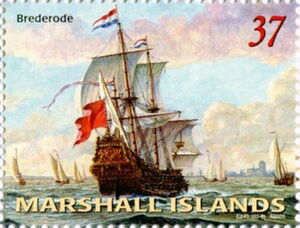 Stamp: Brederode (Marshall Islands(Battle of Trafalgar 200th Anniv ...