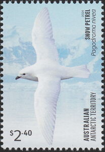 Stamp: Snow Petrel (Pagodroma nivea) (Australian Antarctic Territory ...