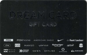 כרטיס מתנה: Dream Card (Dream Card, ישראל(שחור עם "Dream Card") Col:ISR ...