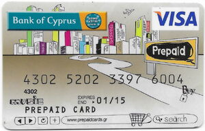 Bank Card: Bank of Cyprus Prepaid PREPAID CARD VISA (Bank Of Cyprus ...