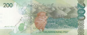 Banknote: 200 Piso (Philippines(2020-2022 "Marks for the Blind" Issue ...