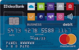 Bank Card: Idea Bank Business (Idea Bank, PolandCol:PL-MC-0152.07