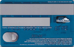 Bank Card: Idea Bank Business (Idea Bank, PolandCol:PL-MC-0152.07