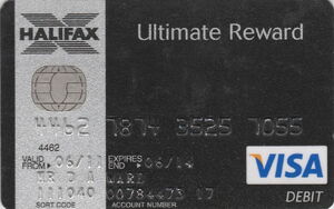 Bank Card: Ultimate Reward (Halifax, United Kingdom of Great Britain ...