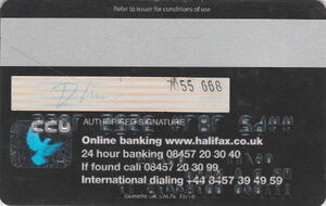 Bank Card: Ultimate Reward (Halifax, United Kingdom of Great Britain ...