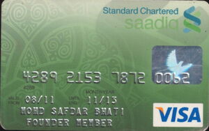 Bank Card: Standard Chartered Saadiq (Standard Chartered, PakistanCol ...
