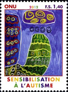 Stamp: Autism Awareness (UNO Geneva(Autism Awareness) Mi:NT-GE 789,Sn ...