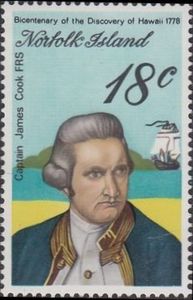 Stamp: "Captain Cook" (Nathaniel Dance) (Norfolk Island(Captain Cook ...