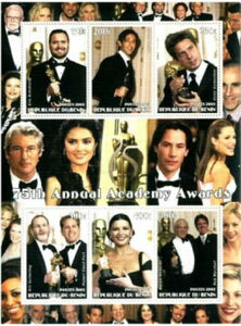 Stamp: 75th Annual Academy Awards (Benin: Illegal Stamps(75th Annual ...