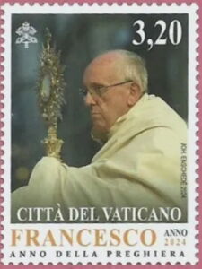 Stamp: Papacy of Pope Francis : The Year Of Prayer (Vatican City(Papacy ...