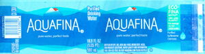 Drink Label: Aquafina (CPF, Inc., United States of AmericaCol:US-WATER ...