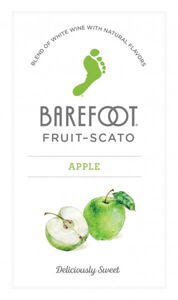 Drink Label: Barefoot Fruit-Scato Apple (Barefoot Cellars, United ...