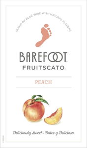 Drink Label: Barefoot Fruitscato Peach (Barefoot Cellars, United States ...