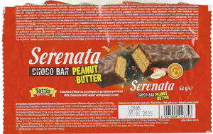 Schokoladen-Verpackung: Tottis-serenata-choco Bar Peanut Butter (Tottis ...
