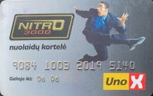 Functional Card: Uno-x (Filling Stations, Lithuania(Hydro Texaco) Col ...