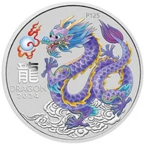 Coin: 1 Dollar (Year of the Dragon 龍 - Mallow Dragon 2024) (Australia ...