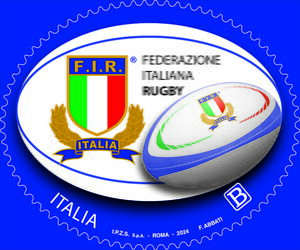 Stamp: Italian Rugby Federation (ItalyCol:IT 2024.03.08-01