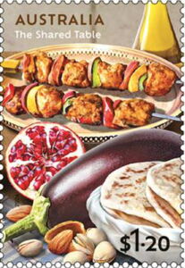 Stamp: Middle Eastern Cuisine (Australia(Shared Table : Ethnic Cuisine ...