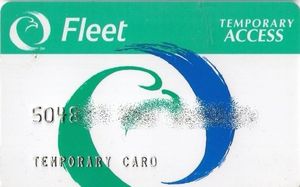 Bank Card: Fleet Bank (Fleet Bank, United States of America) Col:US-GM-0017