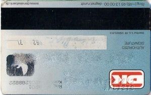 Bank Card: Visa (Danske Bank, Denmark) Col:DK-VI-0009
