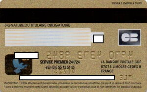 Bank Card: La Banque Postale - Premier (La Banque Postale, FranceCol:FR ...