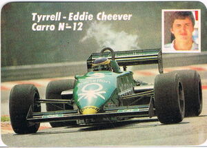 Calendario de Bolsillo: Tyrrell - Eddie Cheever (Portugal(Formula 1 ...