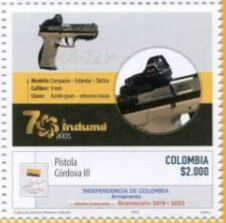 Stamp: Córdova III Gun Colombia (Colombia(Independence Bicentenary ...