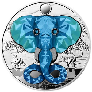 Coin: 1,000 CFA Francs (Be Great - Elephant) (Cameroon(Numismatic ...