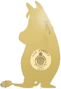 Coin: 1 Dollar (Moomin - Snorkmaiden) (Niue(Numismatic Product - Moomin ...