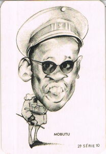 Calendario de Bolsillo: Mobutu (Portugal(Drawings) Col:PT-1985-Draw-018.10