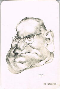 Calendario de Bolsillo: Tito (Portugal(Drawings) Col:PT-1985-Draw-018.12
