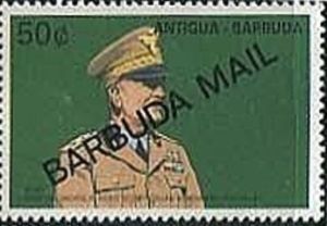Stamp: Marshal Badoglio (Barbuda(World War II) Mi:BX 1308,Sn:BX 1202,Yt ...