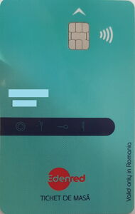 Bank Card: Edenred (Edenred, RomaniaCol:RO-MC-0410.05