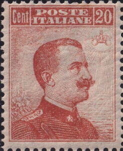 Stamp: King Vittorio Emanuele III (1869-1947) facing right (Italy(King ...