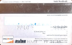 Bank Card: Diners Club International (Diners Club SLO, SloveniaCol:SI ...