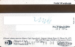 Bank Card: Diners Club International (Diners Club International ...