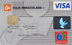 Cartões de bancos: Cai (CAI - Caja de Ahorros de la Inmaculada ...