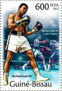 Stamp: 70th Anniversary of the Birth of Muhammad Ali (Guinea-Bissau ...