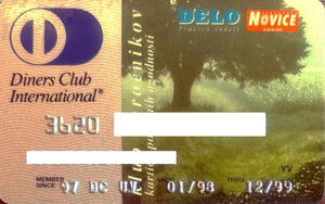 Bankkarte: Diners Club International - DELO (Diners Club SLO ...