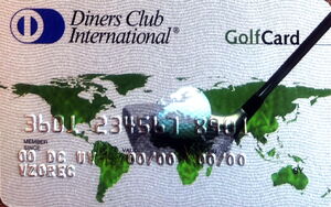 Carte bancaire: Diners Club International - GOLF CARD (Diners Club SLO ...