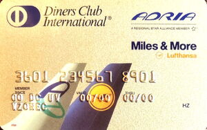 Bankkarte: Diners Club International - ADRIA (Diners Club SLO ...