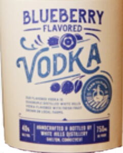Drink Label: Blueberry Flavored Vodka (White Hills Distillery, United ...