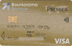 Bank Card: Boursorama Premier (Boursorama, FranceCol:FR-VI-0064.04