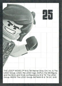 Sammelbild: The Lego Movie 2 - The Lego Movie 2 - Sticker no. 25 (Blue ...