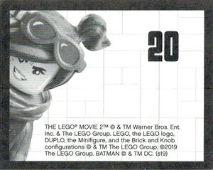Sticker: The Lego Movie 2 - The Lego Movie 2 - Sticker no. 20 (Blue ...