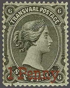 Stamp: Queen Victoria, Surcharged (Transvaal(Queen Victoria Surcharged ...