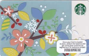 Gift Card: Spring flowers (Starbucks, Ireland(Starbucks) Col:IE-S-6096 ...