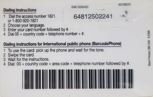 Phonecard: World citizen - International calling card (Other Companies ...
