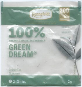 Tea Bag: Green Dream (Ronnefeldt, Germany, Federal Republic(100% ...